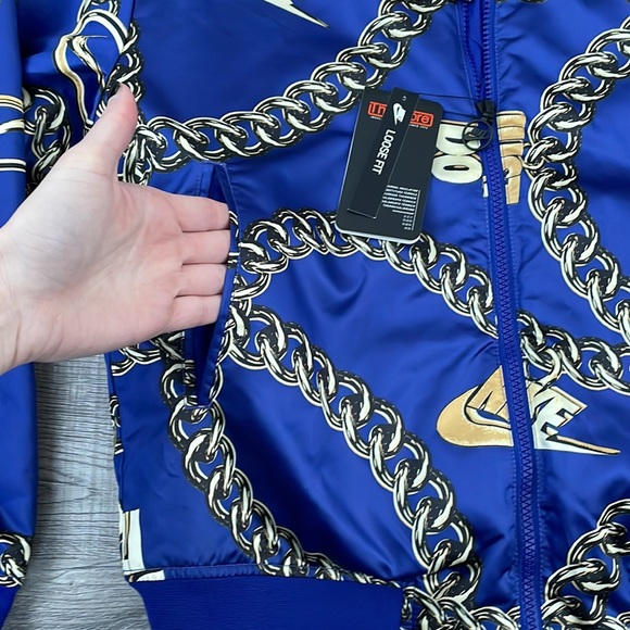 Nike | Jackets & Coats | Nike Chain Bomber Jacket | Poshmark